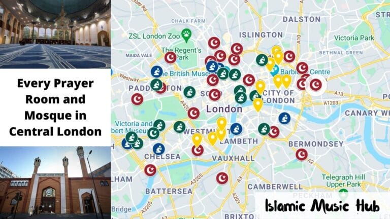 Map of Every Birmingham Mosque and Prayer room - Islamic Music Hub